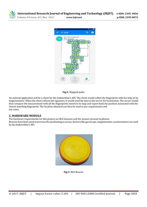 Indoor Positioning System Using Magnetic Positioning And Ble Beacons Pdf
