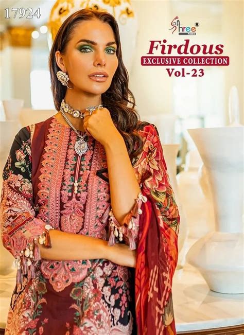 17924 Firdous Exclusive Collection Vol 23 Latest Pakistani Suits For