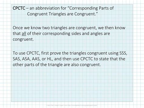 53 Congruent Triangle Proofs And Cpctc Pdf