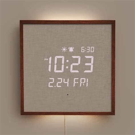 Digital Wall Clock With Backlight At Molly Taveras Blog