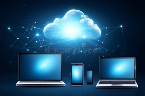 Cloud Computing Network Devices And Data Synchronization Data Sharing Enhanced Connectivity