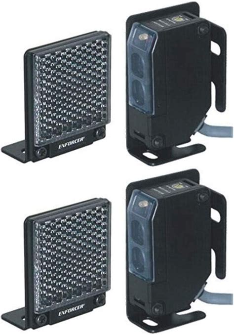 Nir Reflective Photoelectric Sensor Pack Of 2 For Outdoors Gates