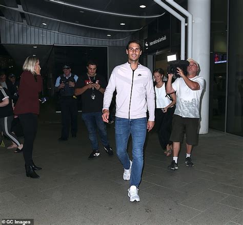 Rafael Nadal Jets Into Perth Airport Ahead Of Inaugural Atp Cup Daily Mail Online