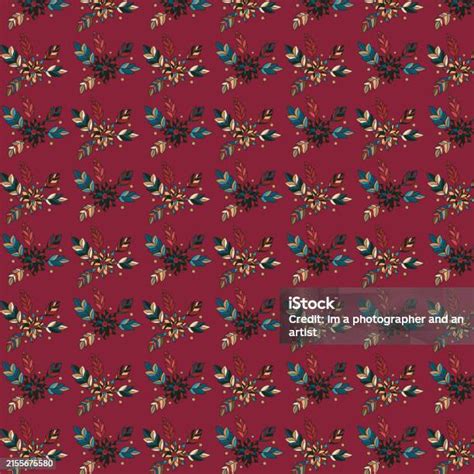 Multi Coloured Small Bunch Floral Pattern Seamless Pattern Design For Textile And Women Clothing