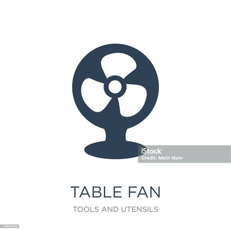 흰색 바탕에 테이블 팬 아이콘 벡터 테이블 팬 유행 가득 아이콘 도구와 식기 컬렉션 테이블 팬 벡터 일러스트 레이 션 0명에 대한 스톡 벡터 아트 및 기타 이미지 Istock