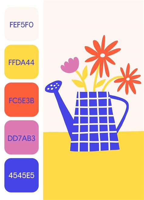 Bright Color Palette With Hex Codes