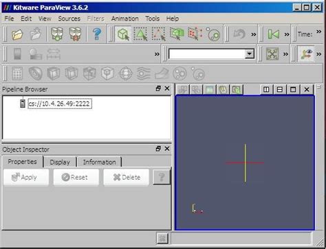 Paraview Client Connected To Paraview Server Download Scientific Diagram