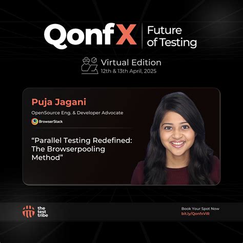 Softwaretesting Qonfx2025 Qa Testingcommunity Thetesttribe The