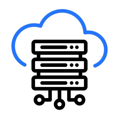 Cloud Server Generic Color Outline Icon