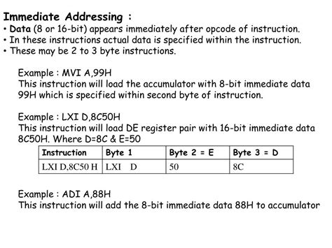 Ppt Instruction Set Of Microprocessor 8085 Powerpoint Presentation