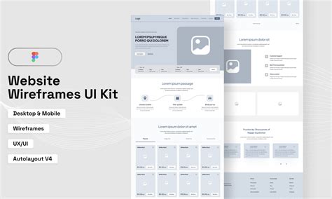 Website Wireframes Ui Kit Figma Website Wireframes Ui Kit Figma