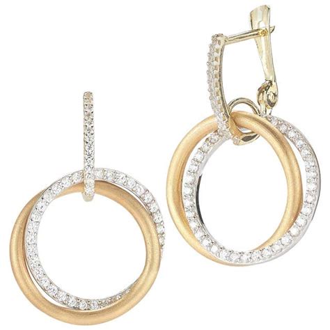 Handcrafted 14 Karat Yellow Gold Circle Of Love Gold And Diamond