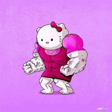 Pin On Lol Hello Kitty Art Hello Kitty Gym Art