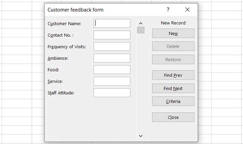 How To Create A Fillable Form In Excel Data Entry Spreadsheeto