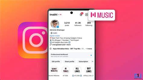 How To Add A Song On Your Instagram Profile Gadgets To Use