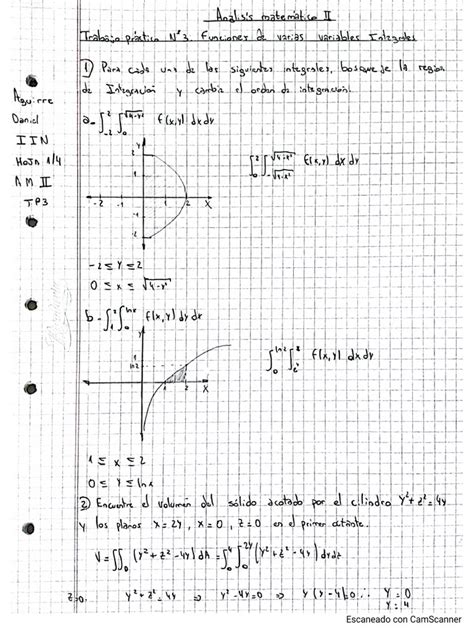 Analisis Matematico Ii Tp 3 Aguirre Daniel Pdf