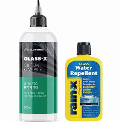 글로스브로 글래스 엑스 유막제거제 레인엑스 레펠런트 유리발수코팅제 에누리 가격비교