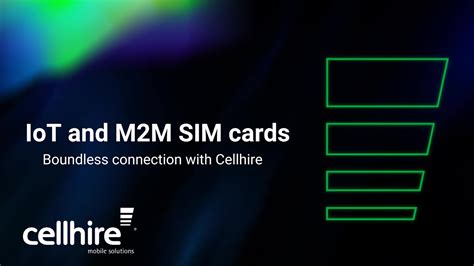 Iot And M2m Sim Cards Cellhire Youtube