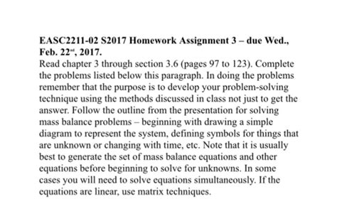 Solved Easc2211 02 S2017 Homework Assignment 3 Due Wed