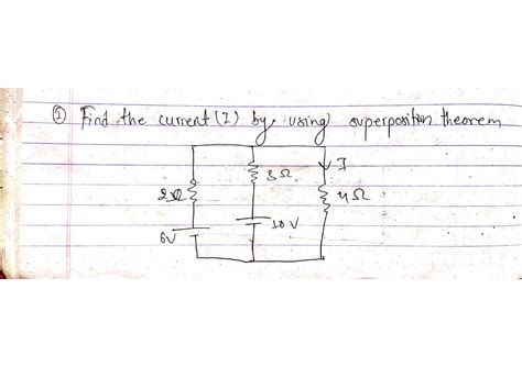SOLUTION Superposition Theorem Numericals Studypool