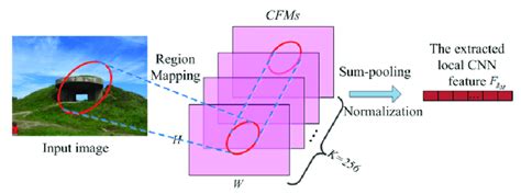The Illustration Of Local Cnn Feature Extraction Download Scientific