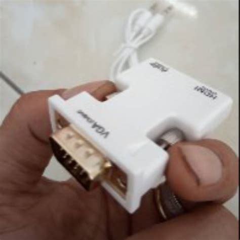 Jual Ptc Conector Vga Output To Hdmi Input Shopee Indonesia