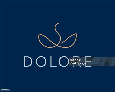 미니멀한 백조 꽃 연꽃 기호입니다 유니버셜 스파 뷰티 살롱 화장품 상징 유형입니다 새 거위 아이콘입니다 벡터 일러스트 레이 션 거위 새에 대한 스톡 벡터 아트 및 기타