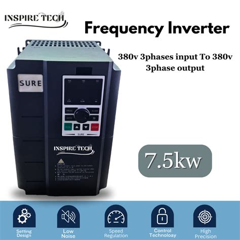 Jual Inverter 7 5KW 380v Input 3phases Input To 380v 3phase Output Speed Controller Variabel