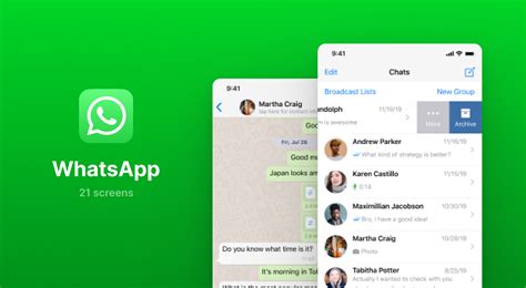 WhatsApp UI Screens Free Figma Resources Tools And Templates