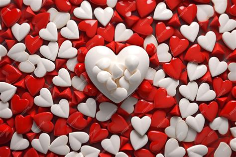 Premium Ai Image A Heart Shaped Pattern With People Inside Of It