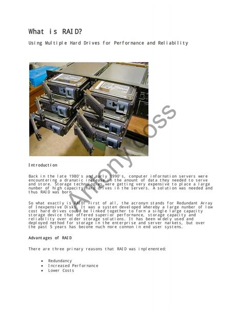 Raid Presentation Ppt SeminarsOnly