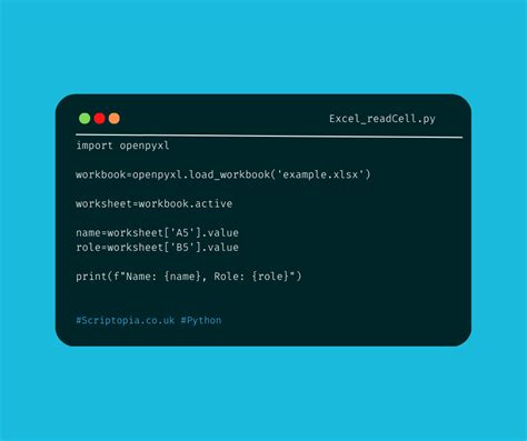Python Openpyxl — Read Data From Spreadsheet Scriptopia Medium