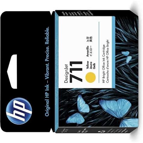 Hp 711 Yellow Ink Cartridge At ₹ 1651 Piece Hp Ink Cartridge In Mumbai Id 2853352578448
