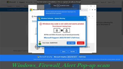 How To Remove Windows Firewall Alert Pop Up Scam Malware Guide