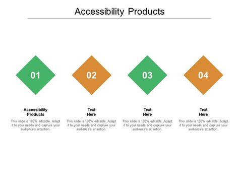 Accessibility Products Ppt Powerpoint Presentation Summary Show Cpb