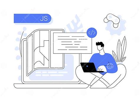 Javascript Abstract Concept Vector Illustration Stock Vector Illustration Of Process Mobile