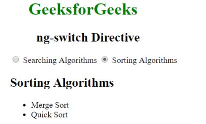AngulaireJS Directive Ng Switch StackLima