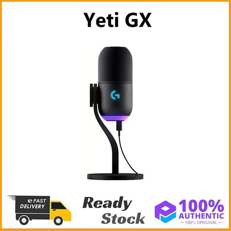 Original Logitech Yeti Gx Dynamic Rgb Gaming Microphone With Lightsync Shopee Philippines