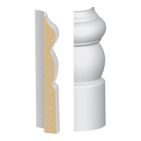 323mulw Rounded Corner Block Baseboards And More