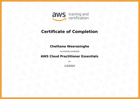 chethana weerasinghe on linkedin aws cloudcomputing cloudpractitioner