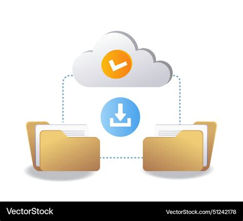 Download Upload Cloud Server Data Transfer Vector Image Download Upload Cloud Server Data Transfer Vector Image
