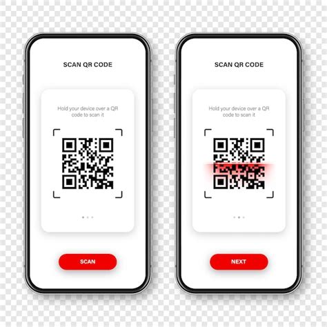 Premium Vector Qr Code Scanner Reader App For Smartphone Identification Tracking Code Serial