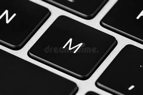 Closeup Shot Of A Grey Keyboard Layout With Black Keys And White Font Stock Image Image Of