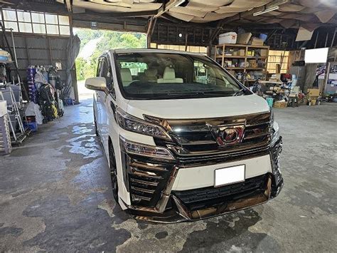 ヴェルファイア ウォータースポット ウロコ 油膜 除去 出張 持込持ち込み歓迎 大分県日田市 福岡県久留米市 トヨタ アルファード Agh30w Agh35w Ggh30w Ggh35w