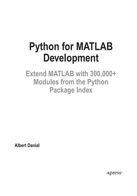 Solution Python For Matlab Development Studypool
