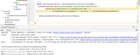 How Do I Get The Secret From Azure Key Vault Using Reactor Java Stack Overflow