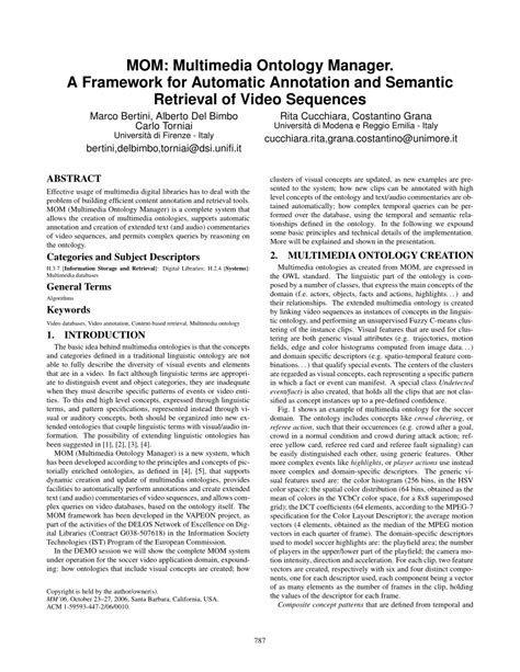 pdf mom multimedia ontology manager a framework for automatic