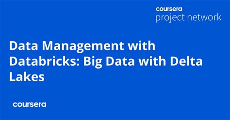 Data Management With Databricks Big Data With Delta Lakes