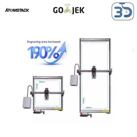 Jual Original Atomstack Y Axis Extension Kit Upgrade Bigger Size Engraving X20 Pro Jakarta