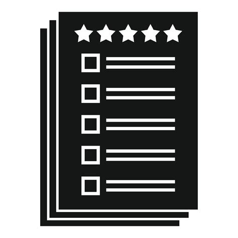 Client Paper Review Icon Simple Vector Product Evaluation 14935044